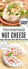 Easy Fermented Nut Cheese — Vegan, Plant Based, Paleo, GAPS, Keto, Low ...