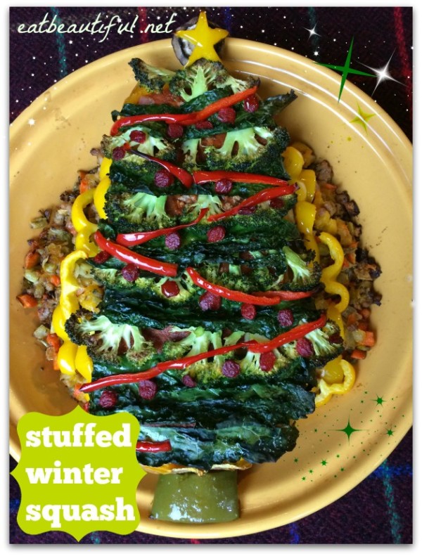 Stuffed Butternut Squash CHRISTMAS TREES - Family Food Fun! (Paleo ...