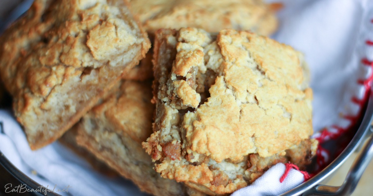 Paleo and AIP Sausage Biscuits - Eat Beautiful