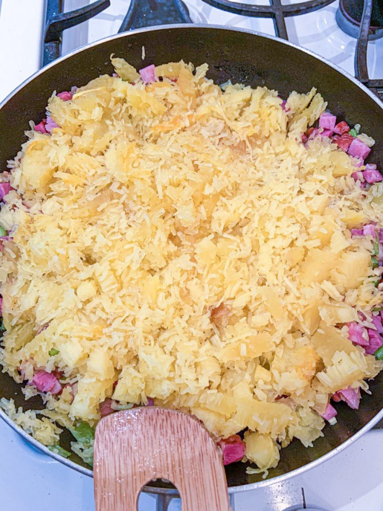 Spaghetti Squash Fried Rice (Keto, Paleo, Whole30, GF, AIP) - Eat Beautiful