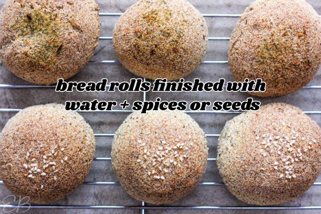 Keto Vegan Bread Rolls (gluten-free, grain-free & with nut-free option ...