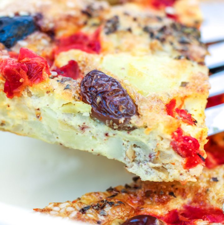 Mediterranean Potato & Olive Crustless Quiche (Whole30, Low FODMAP ...