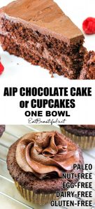 AIP Chocolate Cake or Cupcakes (Paleo) - Eat Beautiful