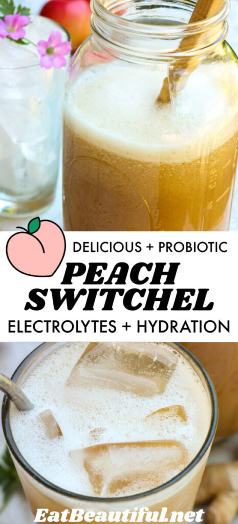 Peach Switchel - Eat Beautiful