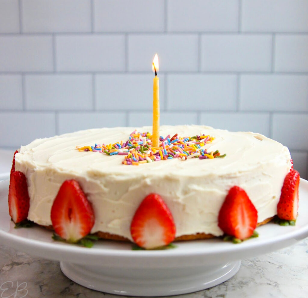 AIP Birthday Cake (Vanilla Cake with Frosting, Paleo, Egg-free, Nut ...