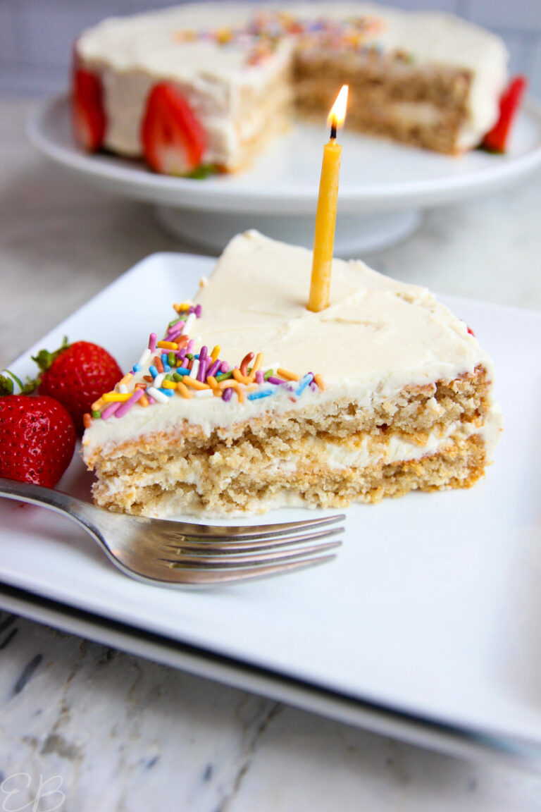 AIP Birthday Cake (Vanilla Cake with Frosting) - Eat Beautiful