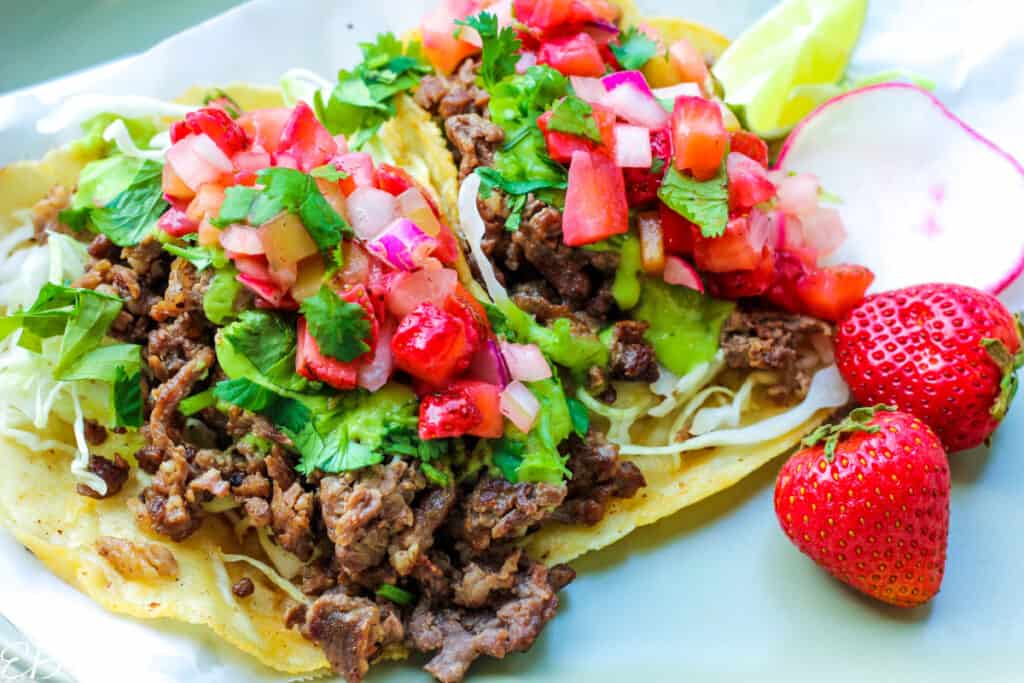 Strawberry "Pico de Gallo" Salsa (AIP, Nightshade-free) - Eat Beautiful