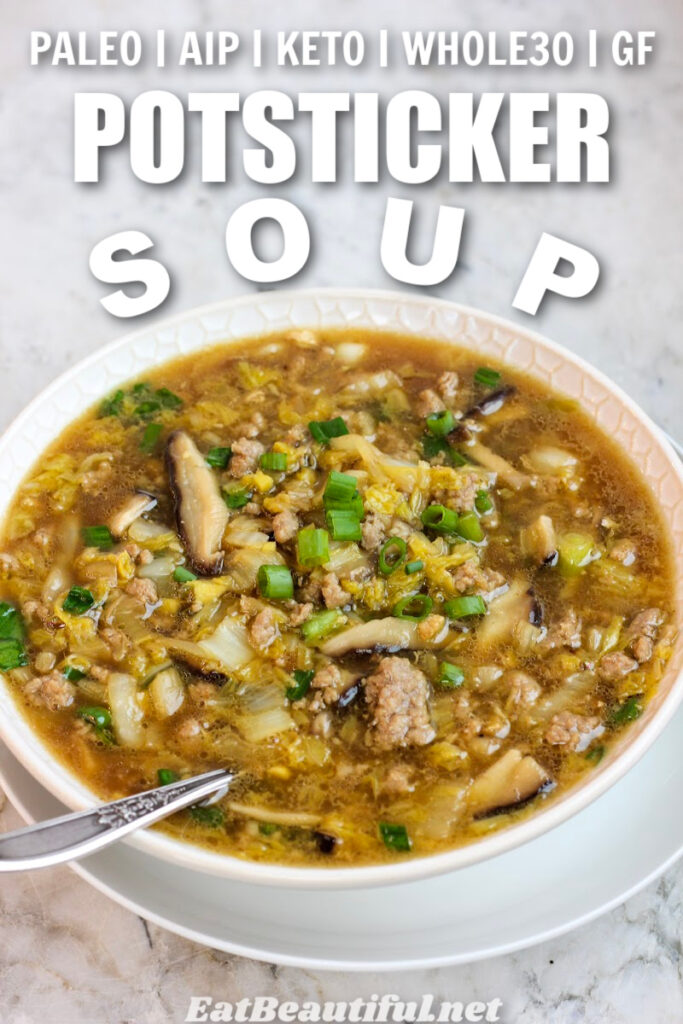 Potsticker Soup (1-pot, Paleo, AIP, Keto, Whole30, Gluten-free) - Eat ...