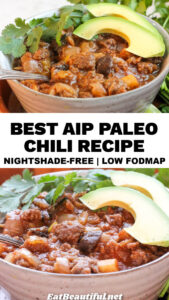 Best AIP Chili Recipe (Low FODMAP, Paleo, Nightshade-free) - Eat Beautiful