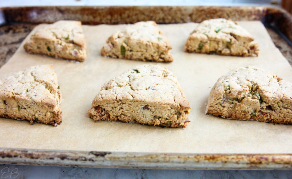 AIP Bacon & Green Onion Scones (savory, Paleo, 1-bowl!) - Eat Beautiful