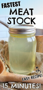 Fastest MEAT STOCK Recipe! (15 minutes!, SO delicious, EASY!) - Eat ...