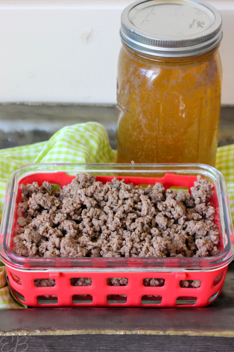 MEAT STOCK Recipe from GROUND BEEF (easy, cheap, fast, stove top or ...