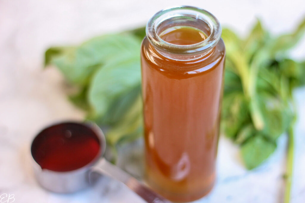 Basil Simple Syrup (refined sugar-free, Paleo, AIP, Keto) - Eat Beautiful