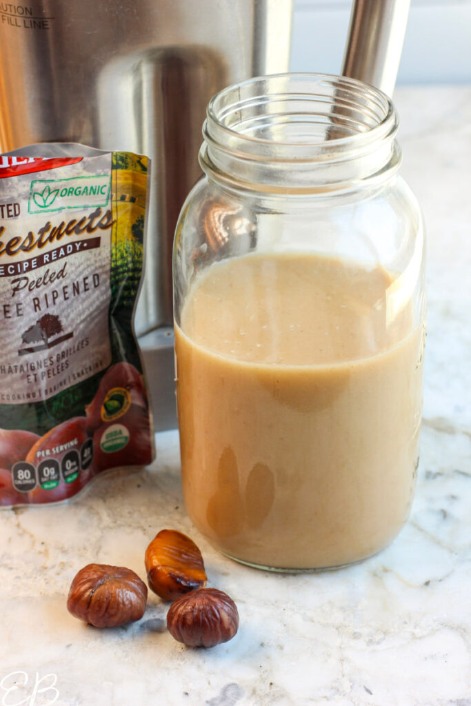 Homemade Chestnut Milk (5 minutes!, Vegan, Paleo) - Eat Beautiful