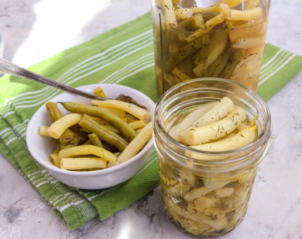 Easy Pickled String Beans - no sugar, Paleo, Keto - Eat Beautiful