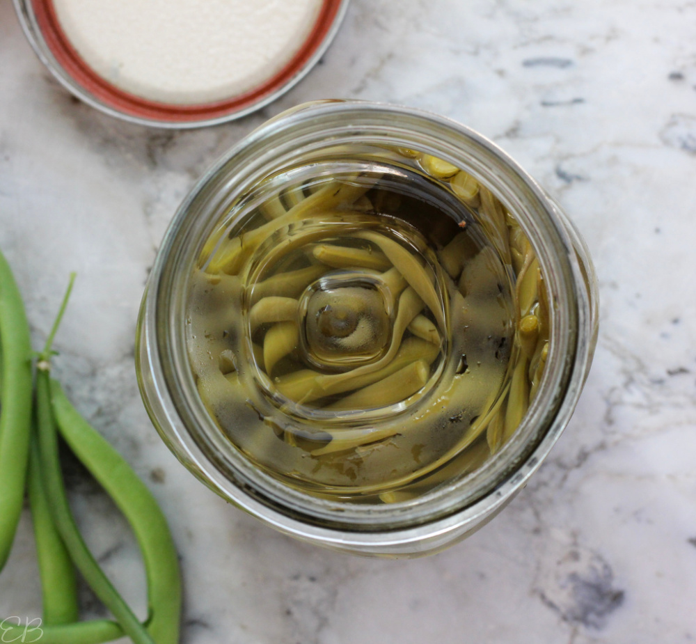 Easy Pickled String Beans - no sugar, Paleo, Keto - Eat Beautiful