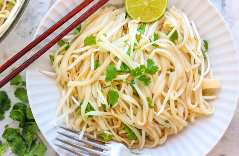 Cold Thai Noodle Salad with Easy Asian Lime Dressing (Gluten-free ...