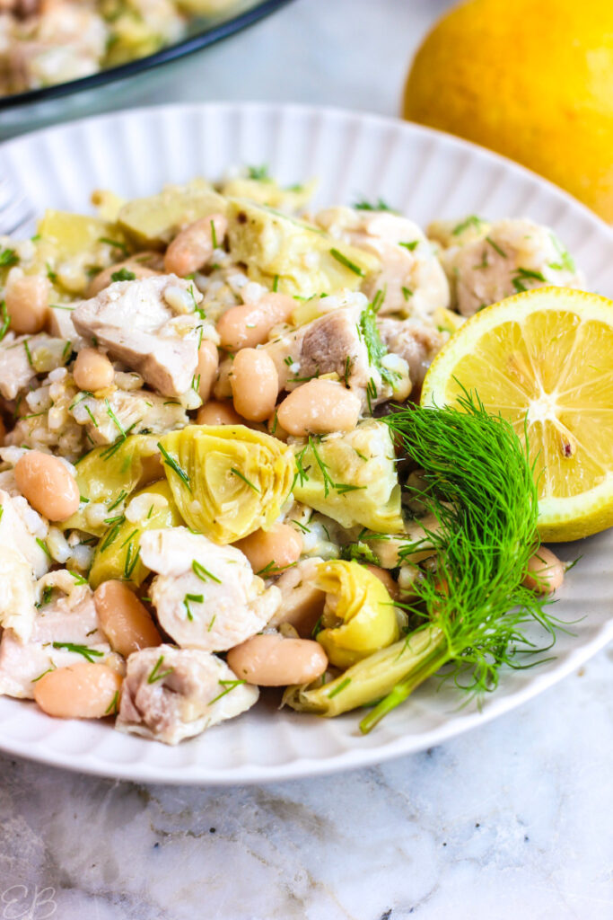 Mediterranean Rice and Bean Salad with Chicken (Main dish goodness ...