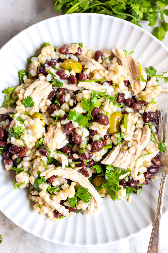 Mexican Rice and Bean Salad with Chicken (Gluten-free, Main dish ...