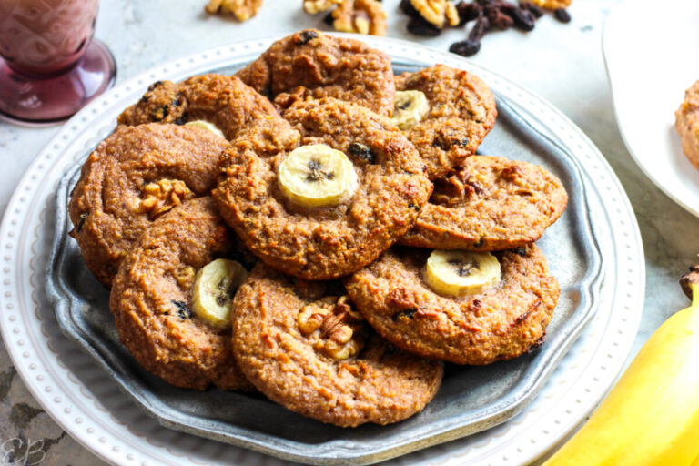 Sugar-free Banana Cookies (Gluten-free, Paleo, Vegan) - Eat Beautiful
