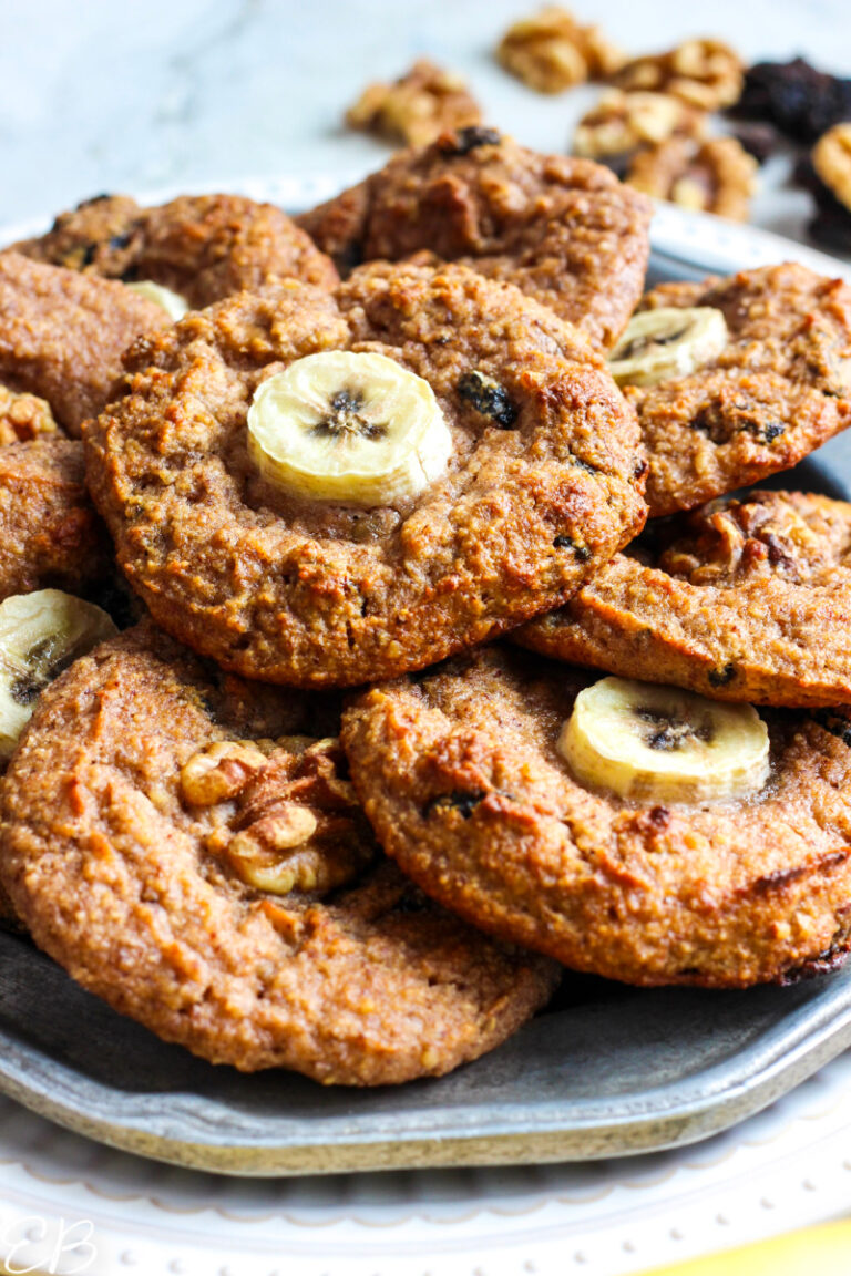 Sugar-free Banana Cookies (Gluten-free, Paleo, Vegan) - Eat Beautiful
