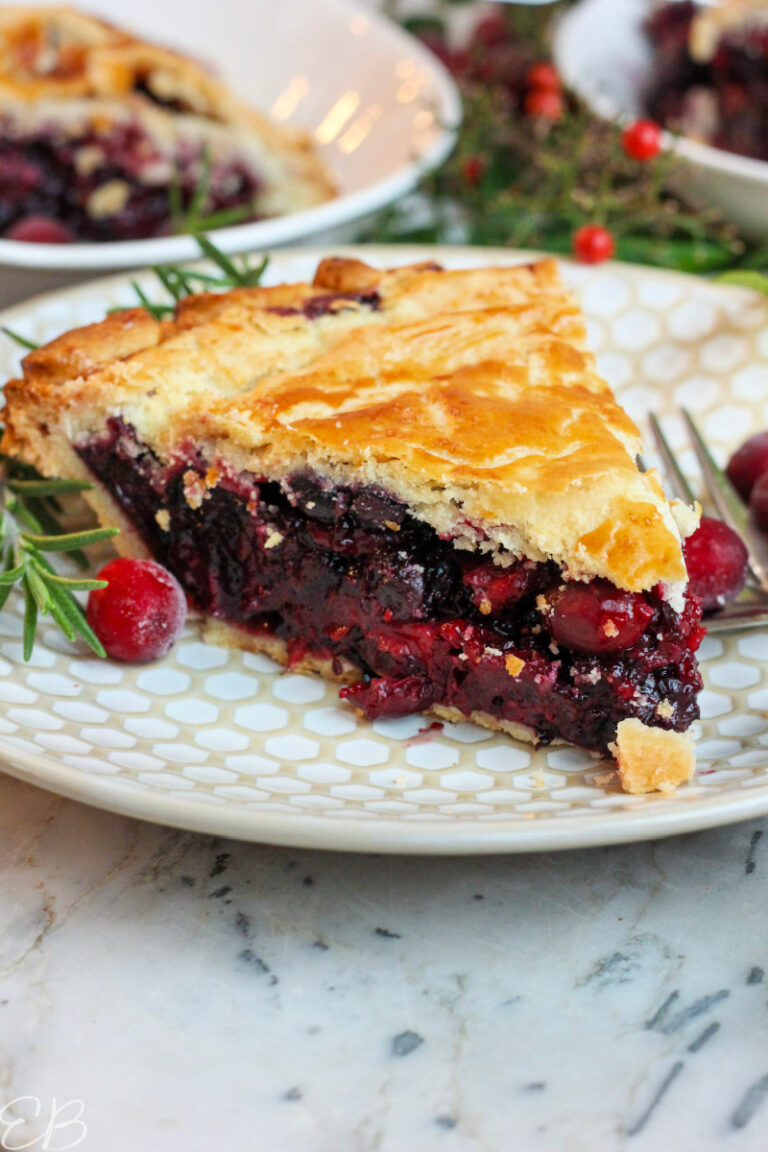 Paleo Cranberry Mixed Berry Pie (Gluten-free) - Eat Beautiful
