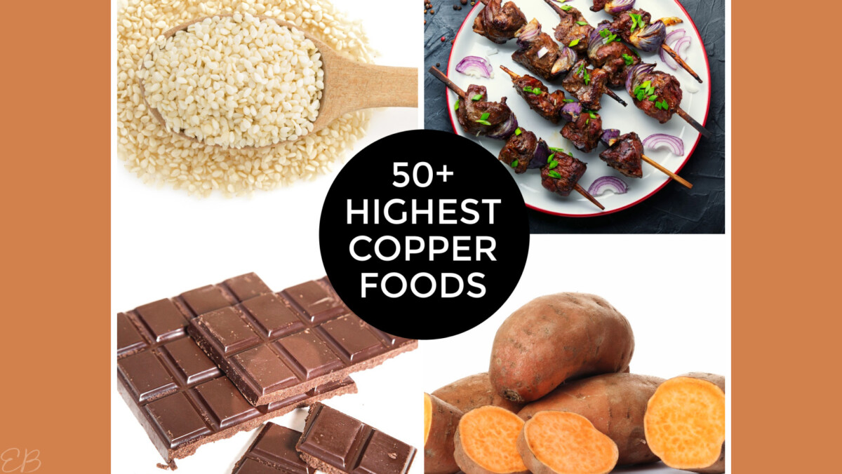 50+ FOODS HIGHEST IN COPPER - FREE Printable PDF (List of High Copper ...