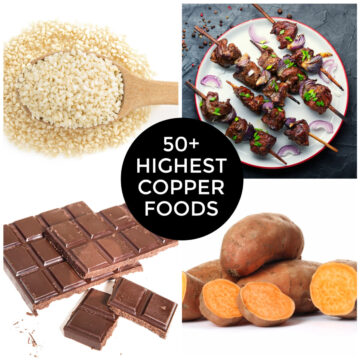 50+ FOODS HIGHEST IN COPPER - FREE Printable PDF (List of High Copper ...