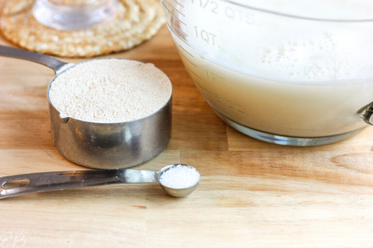 How to Make Oat Milk with Oat FLOUR recipe - Eat Beautiful