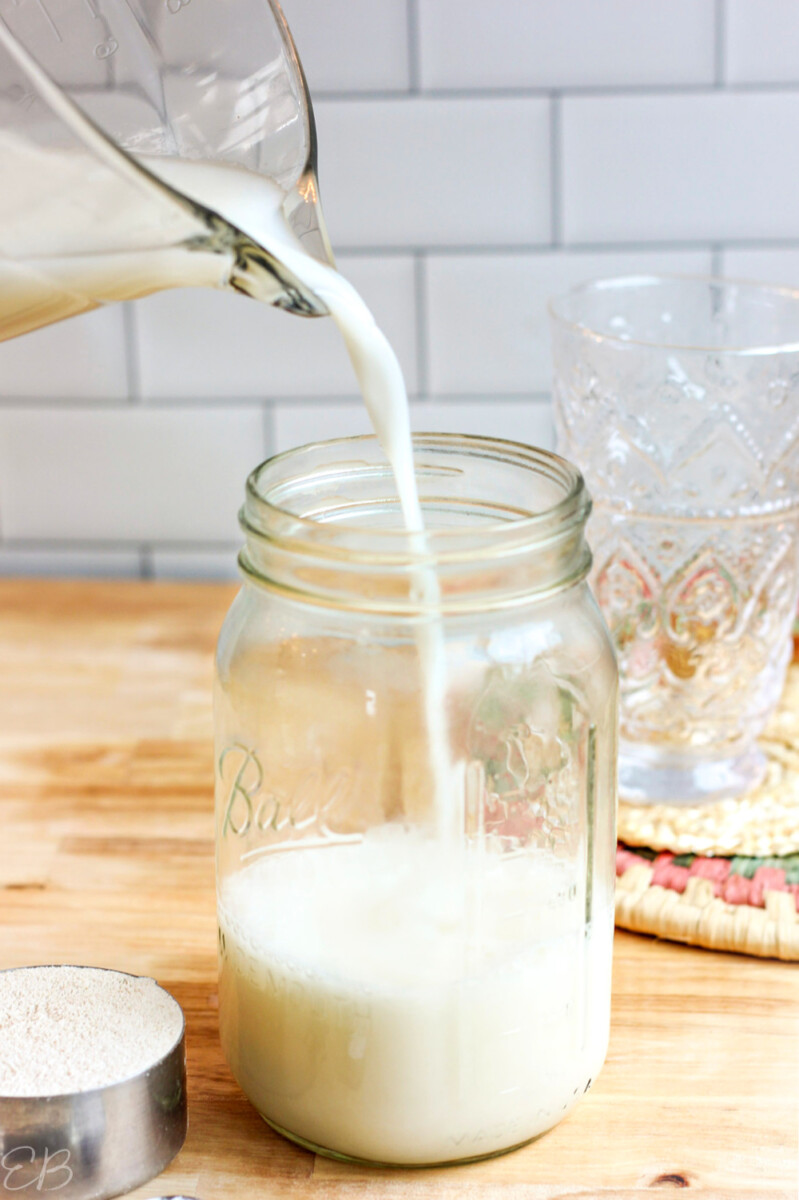 How to Make Oat Milk with Oat FLOUR recipe - Eat Beautiful