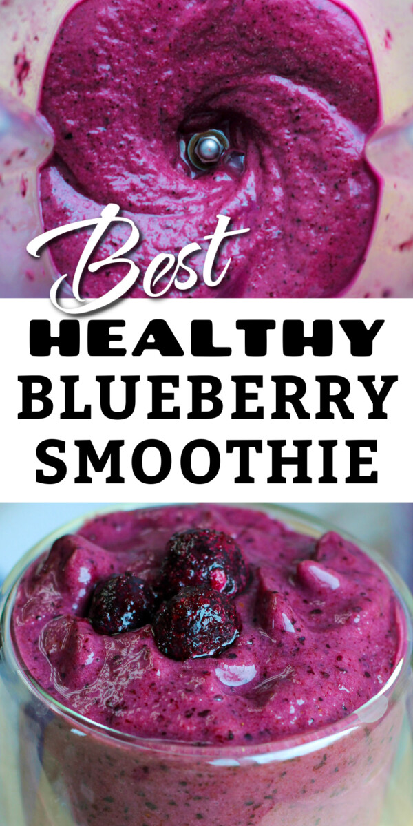 Best Blueberry Smoothie 4 Ingredients Delicious Healthy Eat