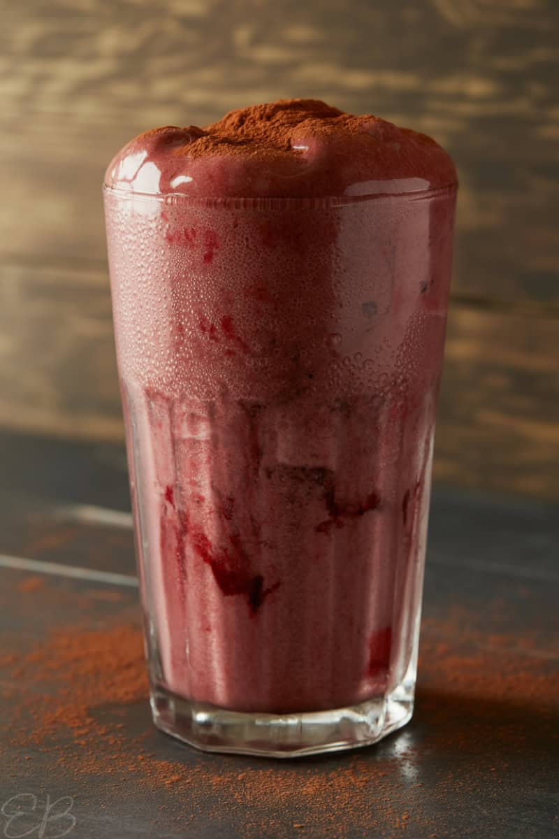 Cacao-Beet Smoothie for Constipation (High Fiber) - Eat Beautiful