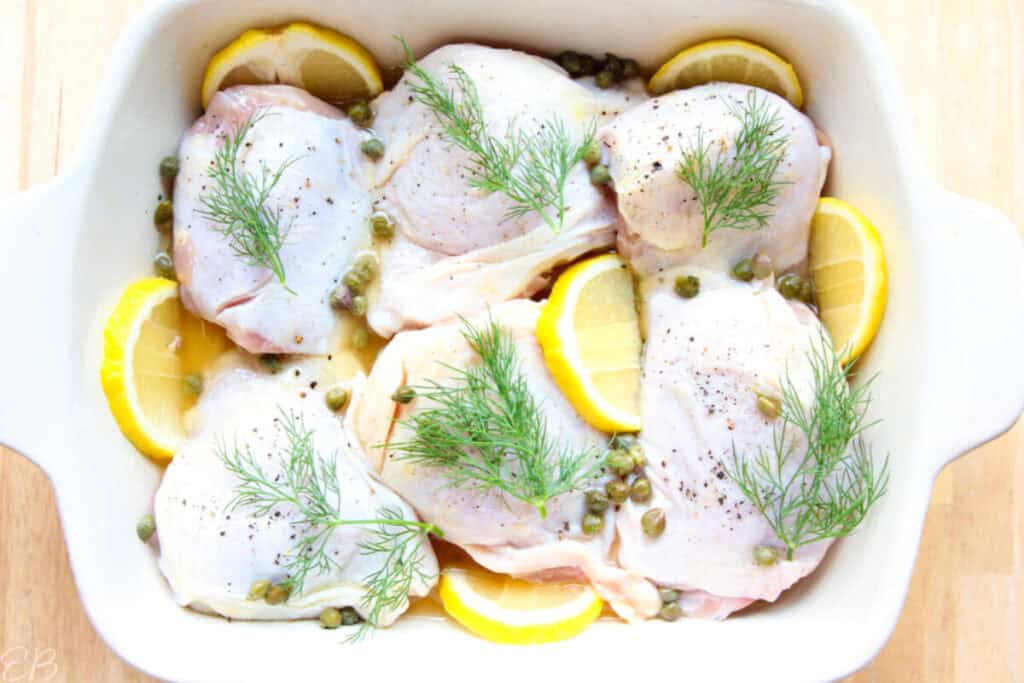 Easy Baked Chicken Piccata (Dairy-free, Gluten-free) - Eat Beautiful