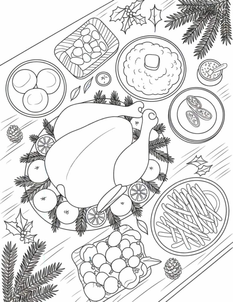 20 Christmas Coloring Pages (Free Printable PDFs: Cultural, Seasonal ...