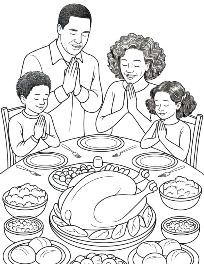 15 Thanksgiving Coloring Pages (Free PDF Printables for Kids and Adults ...