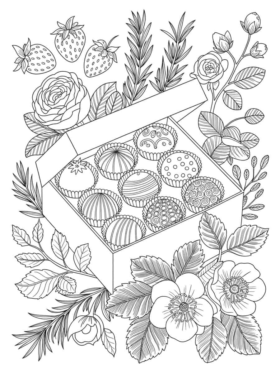25 Valentine's Day Coloring Pages (Free Printable PDFs) - Eat Beautiful